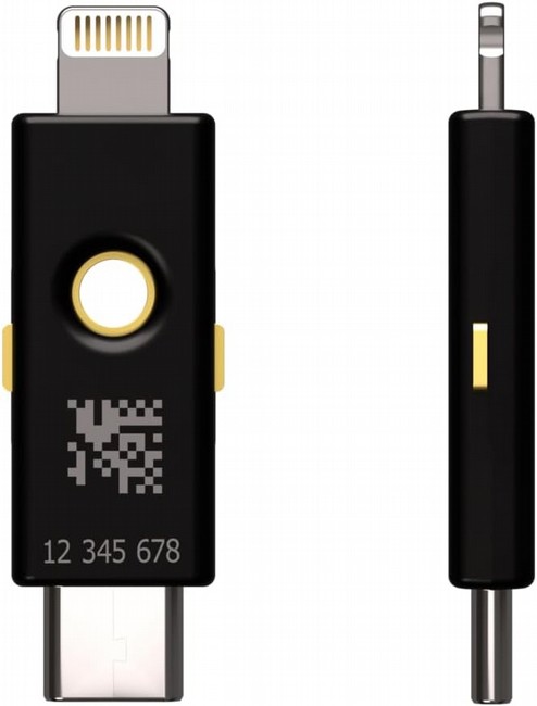 מפתח אימות זהות בחומרה YubiKey 5Ci FIPS 5060408464243