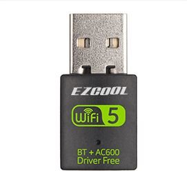 כרטיס רשת אלחוטי משולב עם מתאם בלוטות' EZCOOL WIFI + BT USB ADAPTER BWA-260
