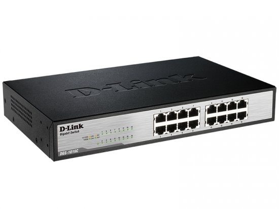 מתג לא מנוהל D-Link DGS-1016D 16 PORT