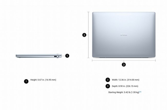 נייד דל פלוס Dell 14 Plus DB14250 IN-RD33-16020