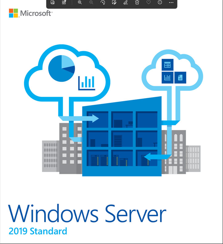 מערכת הפעלה Windows Server Standard 2019 64Bit English 24 Core