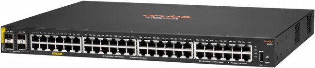 מתג תקשורת מנוהל HPE Aruba 6000 48G Class4 PoE 370W 4SFP Switch R8N85A