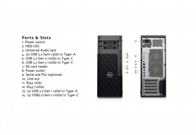 תחנת דל Dell Precision 5860 T5860