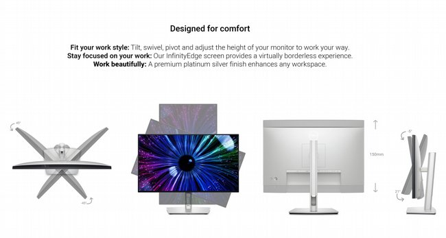 מסך דל DELL ULTRASHARP USB-C MONITOR U2424HE